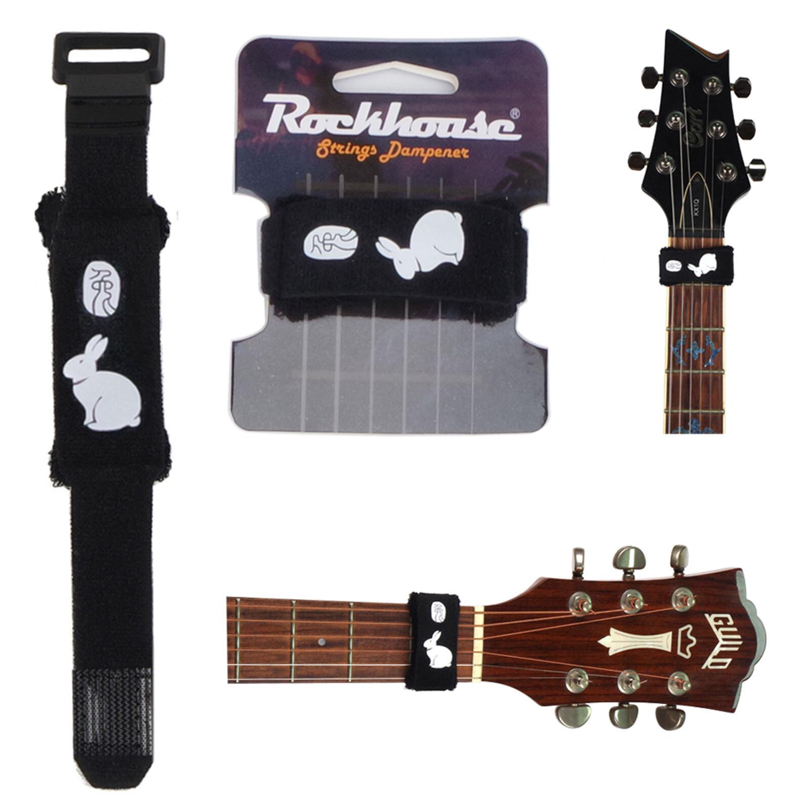 Guitar Fret Strings Wrap Mute Noise Damper Muter Wraps Beam Tape for 7 ...