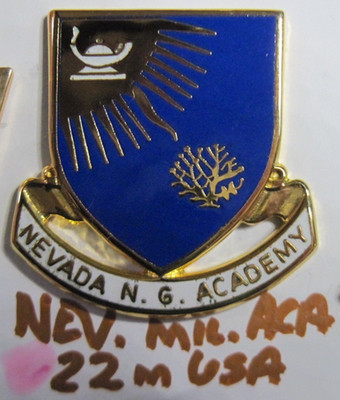 Army crest DI dui cb NEVADA NATIONAL GUARD ACADEMY OCS NV NG 22m USA | eBay