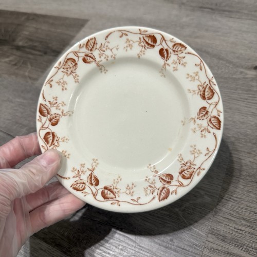 1940’s Mayer China 11” Plate Pembrokehh Pattern Red Brown Leaves | eBay