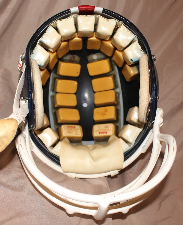 1978 NEW YORK GIANTS, BRAD VAN PELT STYLE, RIDDELL PAC-3 FOOTBALL ...