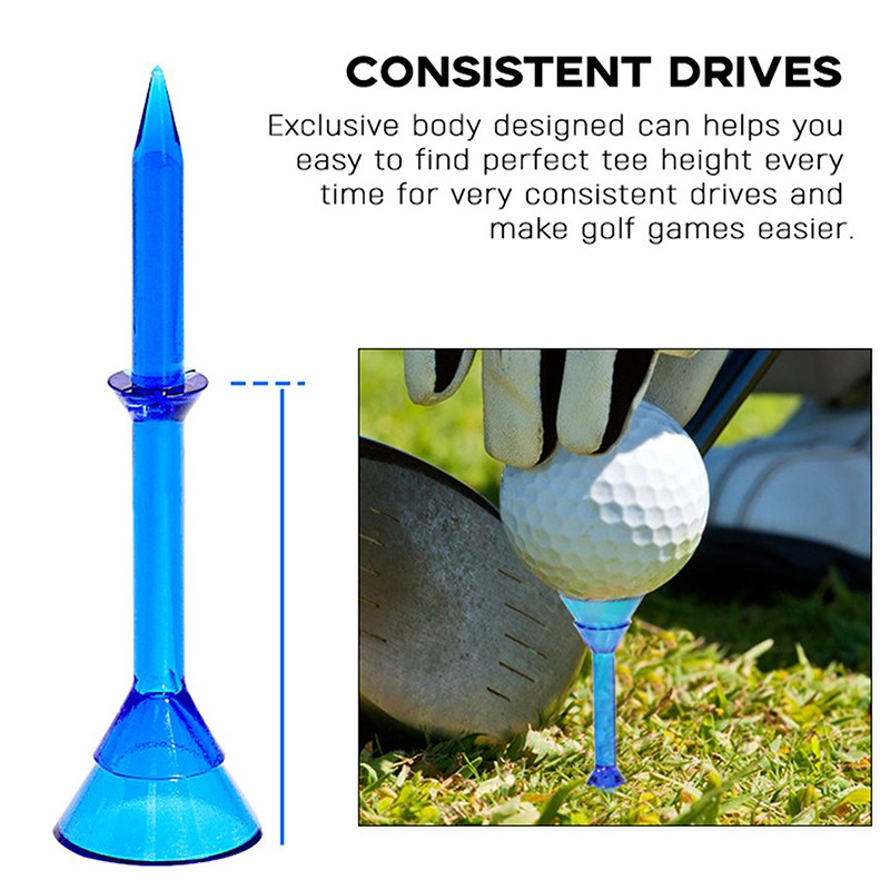 Big Cup Plastic Golf Tees PC Material Is Super Durable 3-1/4" Golf Tees ...