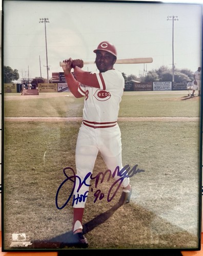 Joe Morgan Framed Autograph 8x10! Cincinnati Reds! HOF, Big Red Machine ...