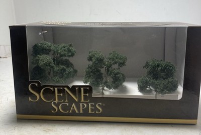 BACHMANN SCENE SCAPES 2.5-3.5 32007 WALNUT TREES 3 EA MODEL RAILROAD ...