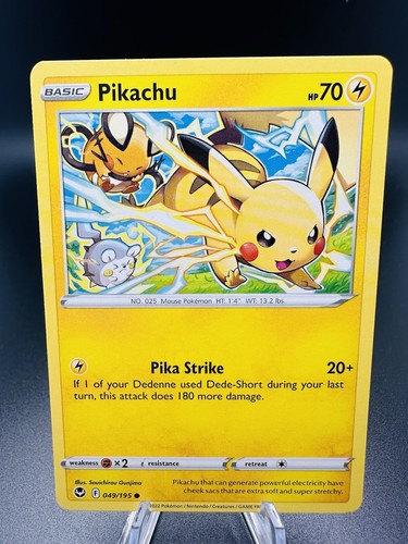 Pokemon TCG - Pikachu 49/195 - Silver Tempest 2022 | eBay