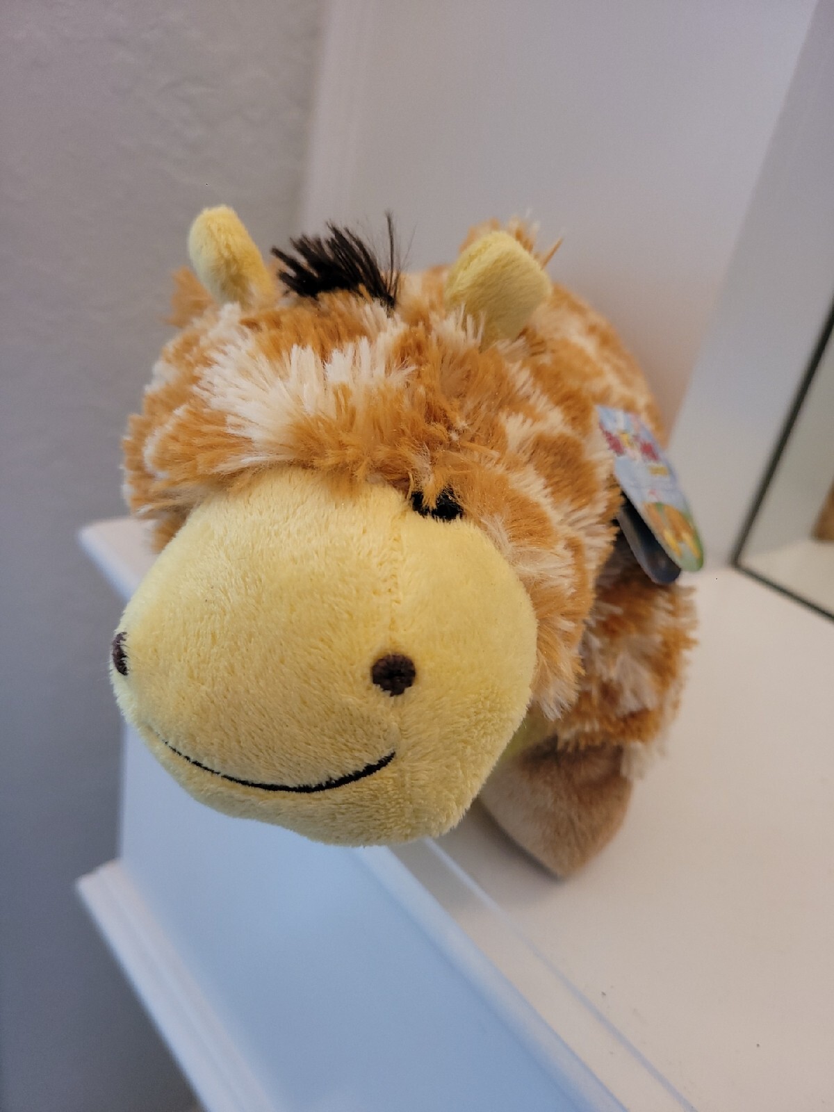 Jolly Giraffe PeeWee Pillow Pets, Stuffed Animal Plush Pillowpets Pee ...
