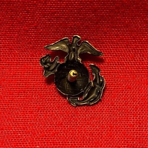 VINTAGE WW2 US MARINE CORPS BRONZE EAGLE GLOBE ANCHOR COLLECTIBLE EGA ...