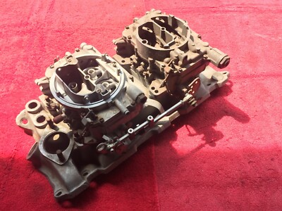 Vintage 1960’s Bob Creitz 2 X 4 Dual Quad Aluminum Intake Manifold 283 ...