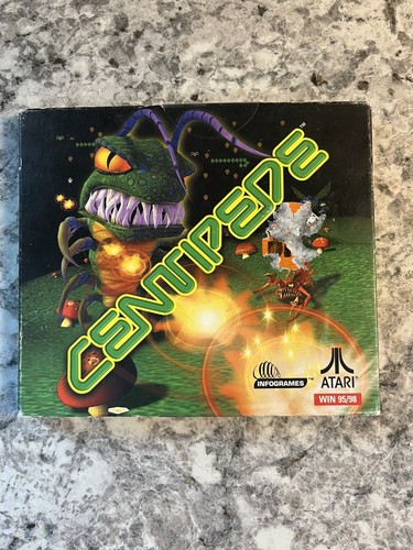 CENTIPEDE (PC, CD-ROM 1998) Windows 95/98 Atari Hasbro Interactive ...