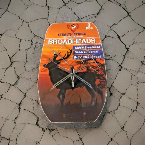 Turkey Head Broadheads 160 Grain 4" Cutting Dia Archery Arrowhead Fix4 ...
