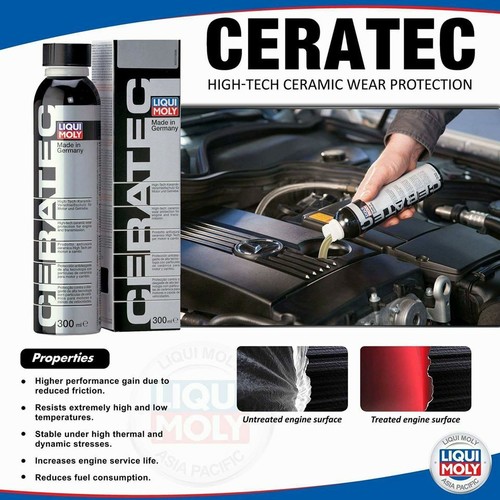 2x Liqui Moly 3721 Cera Tec Additive 300ml Oil High Tech Ceramic for ...