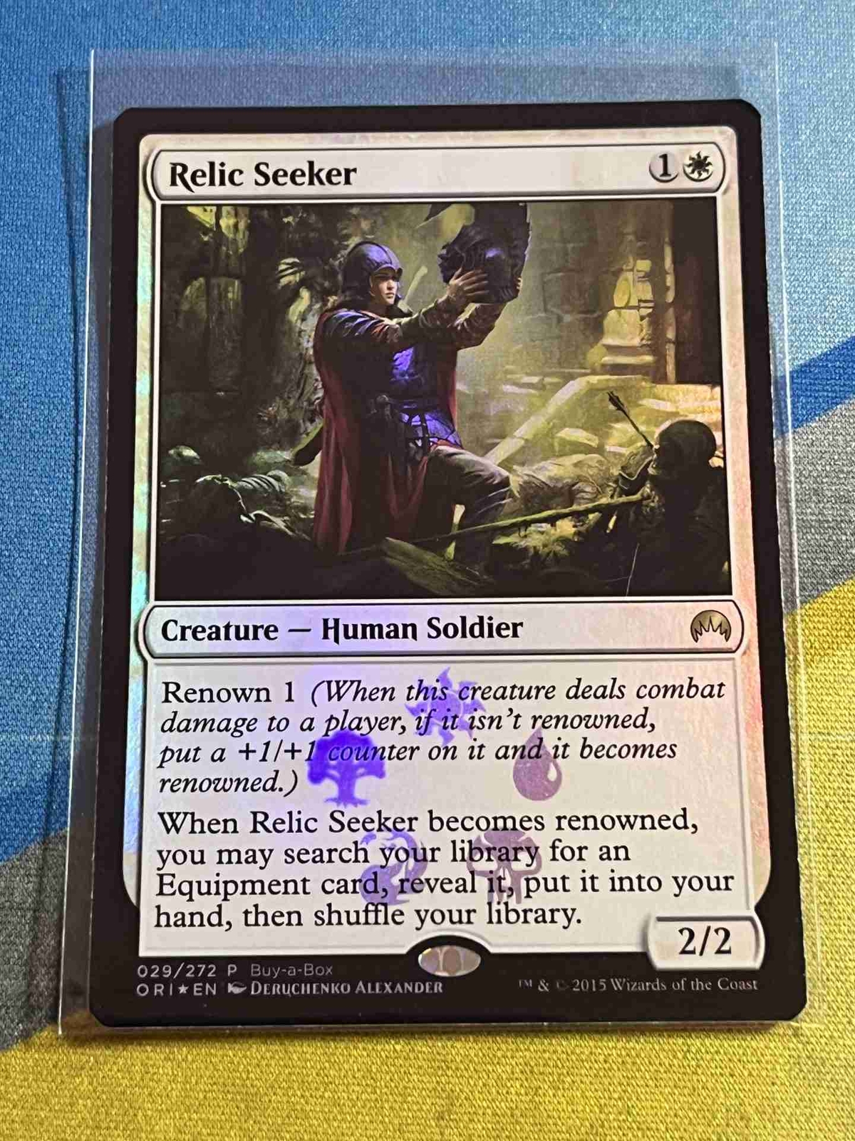 Magic the Gathering MTG Magic Origins Buy-a-Box Promo RELIC SEEKER Foil ...