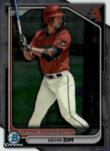2024 Bowman Chrome Prospects #BCP-34 Kevin Sim Arizona Diamondbacks | eBay