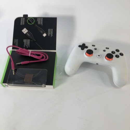 Google Stadia H2B Premiere Edition White Bluetooth Controller | eBay