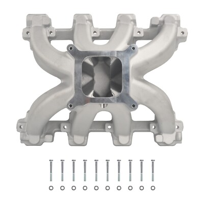 For Gen III LS1/LS2 Super Victor Satin Aluminum Cathedral Carb Intake ...