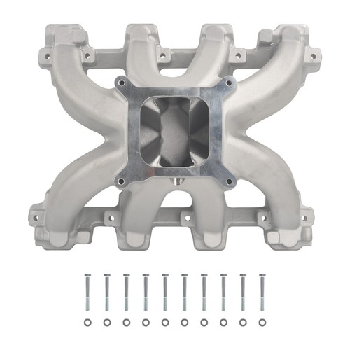 For Gen III LS1/LS2 Super Victor Satin Aluminum Cathedral Carb Intake ...