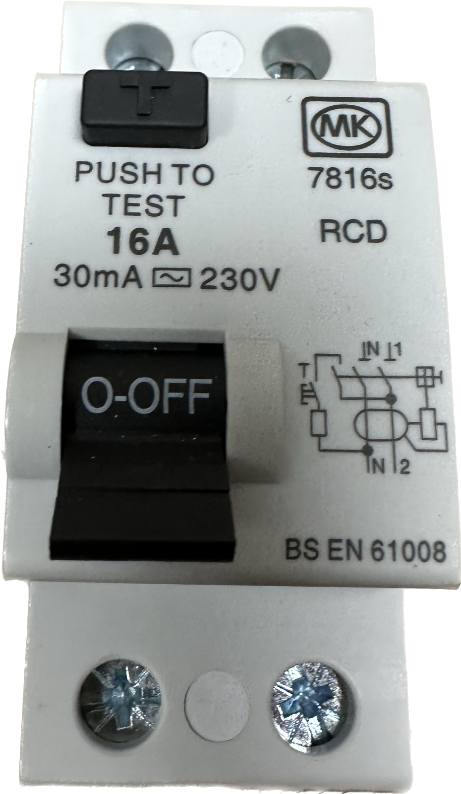 Double Pole 07816S RCD 16A 30mA 6KA MK Sentry | eBay
