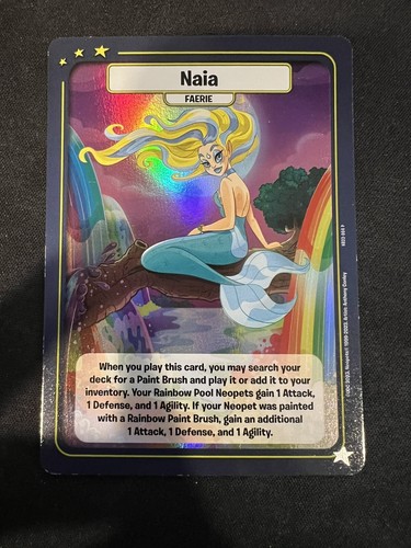 Neopets Battledome TCG NAIA FAERIE GEN CON Upper Deck Promo Card NB23 ...