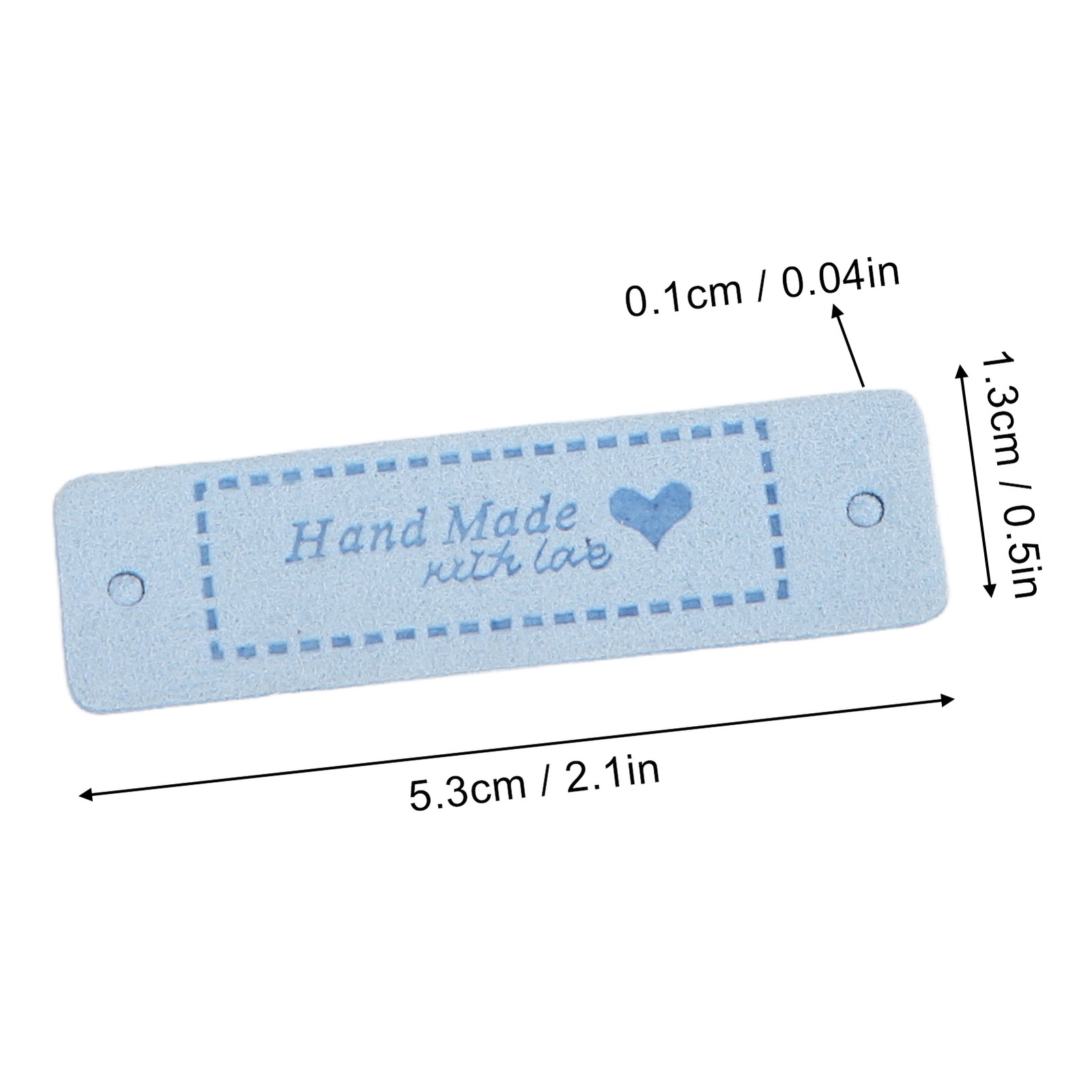 Hand Made Labels PU Material Exquisite Beautiful DIY Bag Label For ...