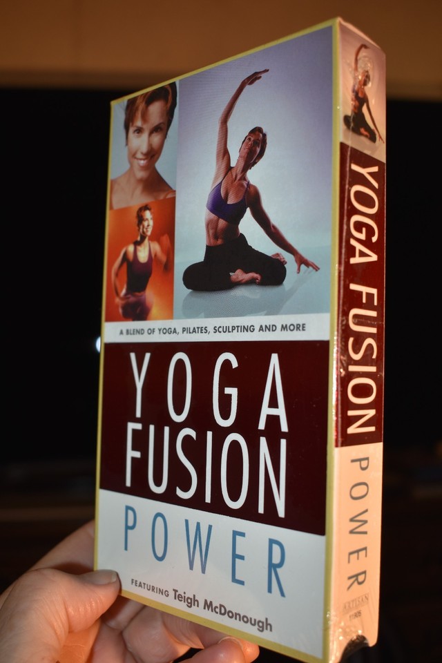 Yoga Fusion: Power VHS, 2001 Teigh McDonough 45 Minute Workout Routine ...