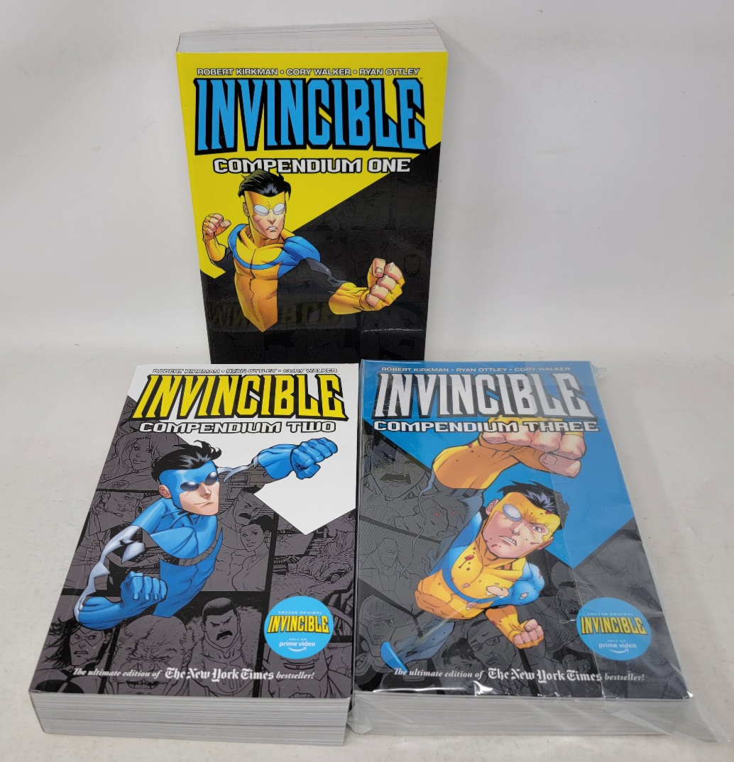 INVINCIBLE COMPENDIUM Vol 1 2 3 Image Deluxe TPB Complete Set 3 Book ...