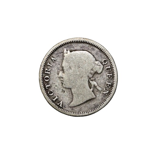 1881 Straits Settlements Silver 5 Cents Queen Victoria British Coin | eBay