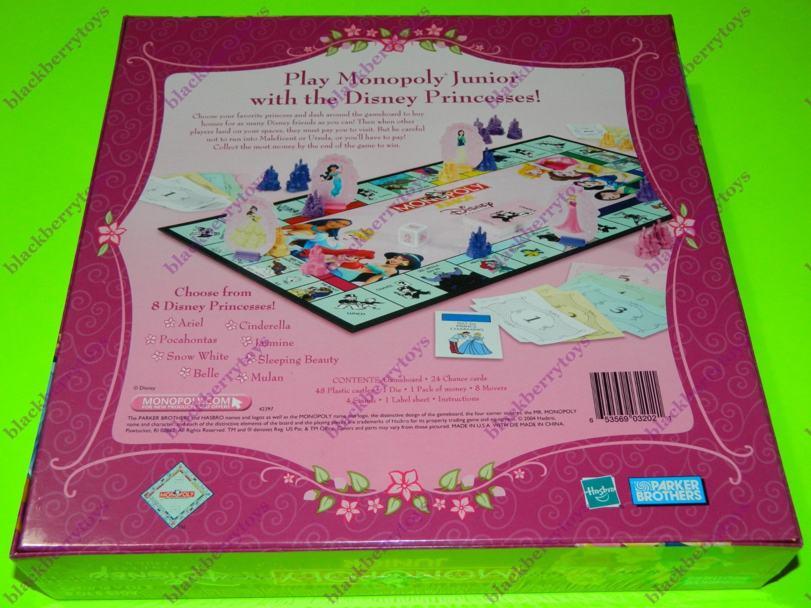 MONOPOLY JUNIOR Disney Princess Edition 2004 NEW & SEALED Snow White ...