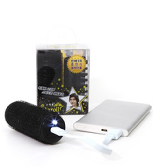 STAR ROLL Portable USB Rechargable Thermo Hair Roll DIY Quick Volume Up ...