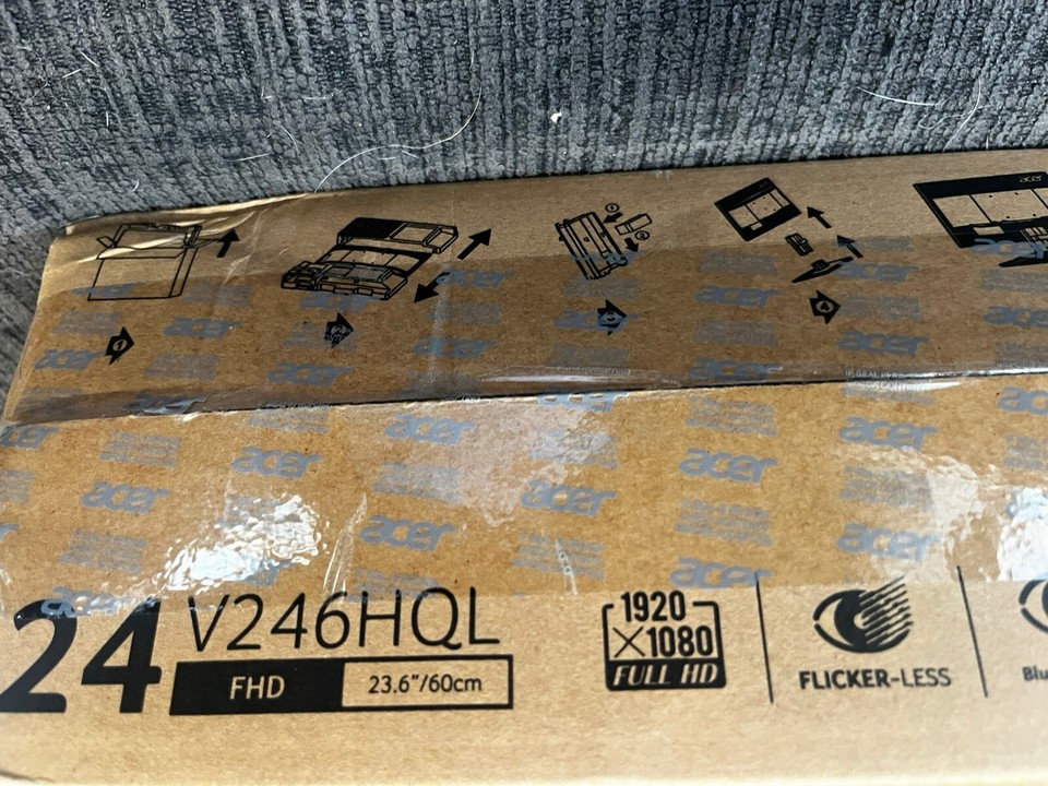 Acer V6 Series V246HQL 24" LCD Monitor With Stand BRAND NEW IN BOX ...