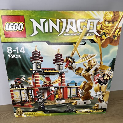 LEGO 70505 NINJAGO Masters of Spinjitzu Temple of Light Golden Ninja ...