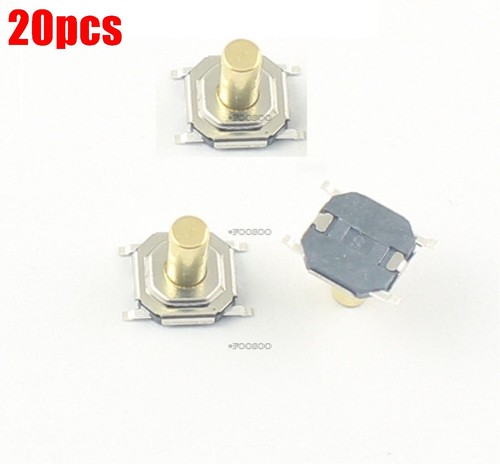20Pcs Momentary Tactile Tact Push Button Switch 4 Pin Smt Smd 5.2X5 ...