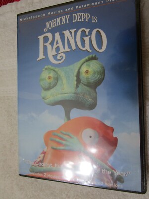 Rango DVD (Starring Johnny Depp) (2011, Paramount) FREE SHIPPING ...