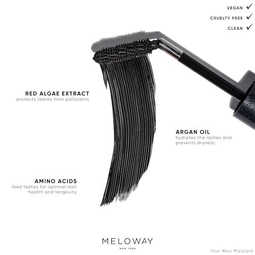 MELOWAY Your Way Mascara - Adjustable Wand Lash-Conditioning Formula ...