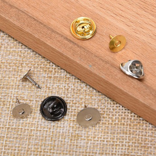 30Pcs/Set Copper Butterfly Clutch Badge Pin Back Squeeze Clasp DIY ...