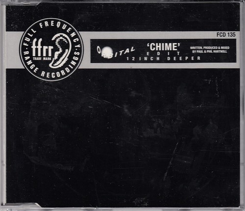 Orbital - Chime Edit CD Single UK Techno 1990 3 -Tracks 42288697725| eBay
