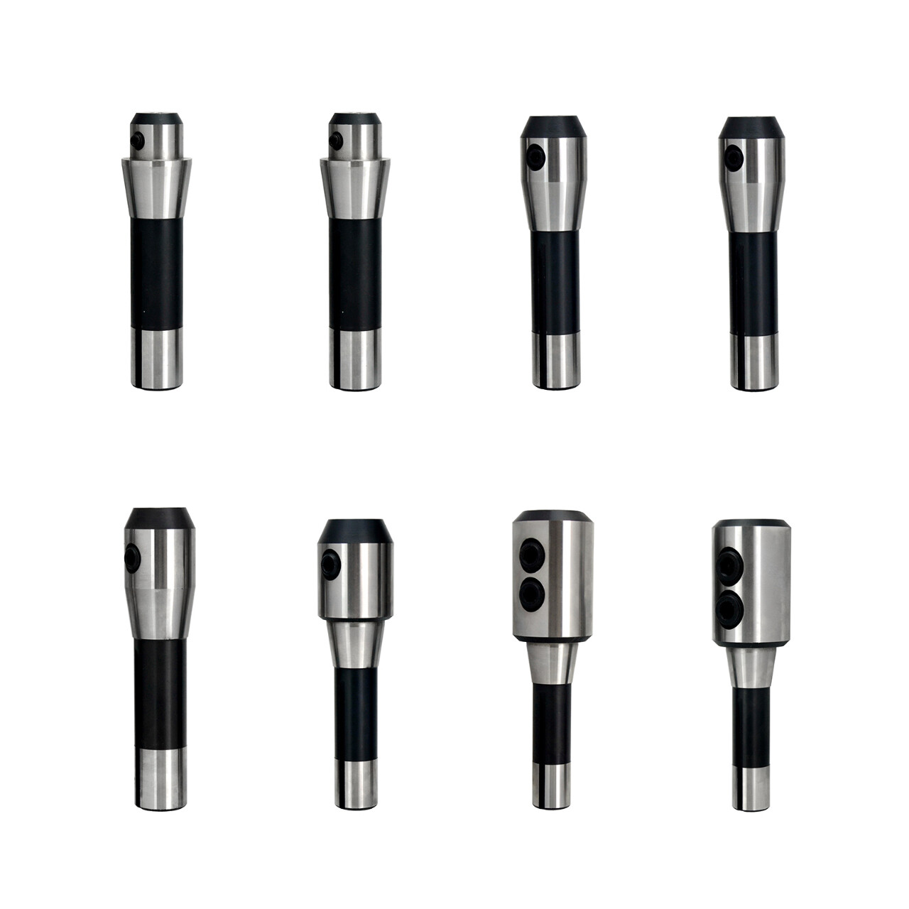 8 PC R8 END MILL HOLDER SET 3/16 1/4" 5/16" 3/8 1/2" 5/8" 3/4 1" FOR ...