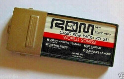 Casio ROM Pack World Songs, RO-551 for Many PT MT CT SK DH ROM Casio ...