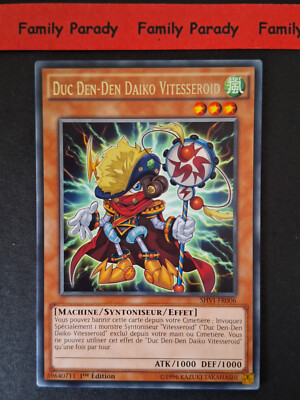 Duc Den-Den Daiko Vitesseroid SHVI-FR006 Carte YuGiOh! R 1ère Edition ...