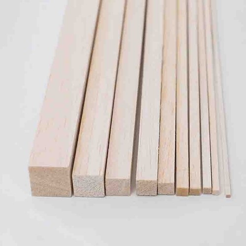 5/10/20PCS 30CM Balsa Square Wood Stick DIY Model Handmade Hobby Craft ...