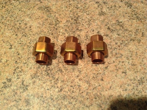 Copper Union Sweat CxC 7/16" 3 pieces | eBay