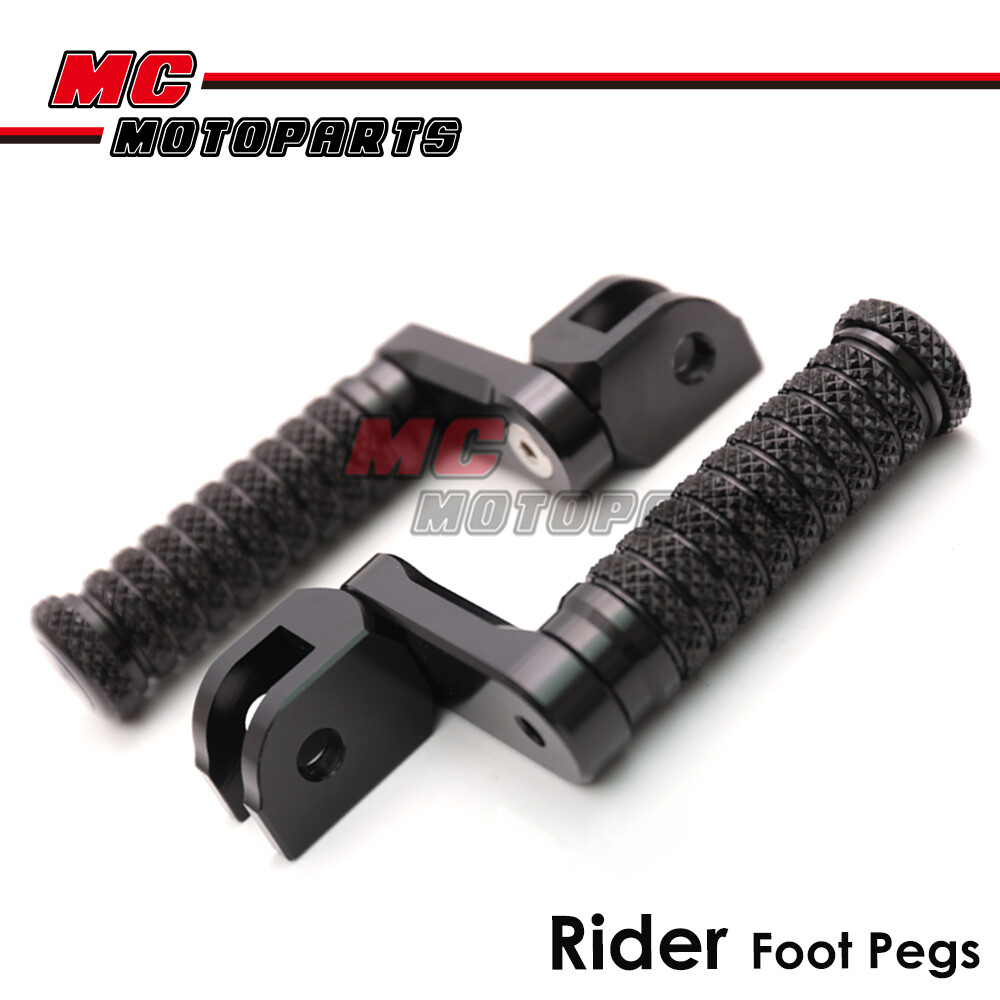 M-Grip BLACK 1.5" Adjustable Riser Front Foot Pegs For BMW F800R 09-15 ...