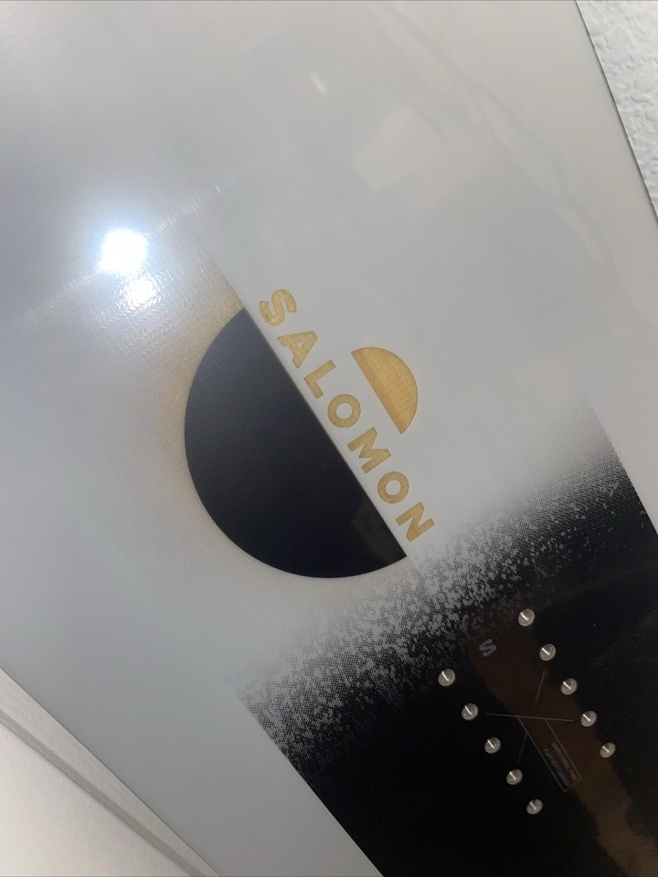 Salomon Reflect Snowboard 158W All Terrain Directional Twin White Black ...