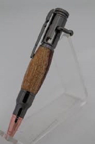 10 Pack, Gun Metal, Mini 30 Caliber Bolt Action Bullet Pen Kits, with ...