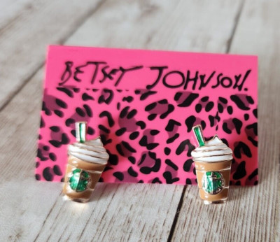 Betsy Johnson Frappuccino Starbucks Coffee Earrings | eBay