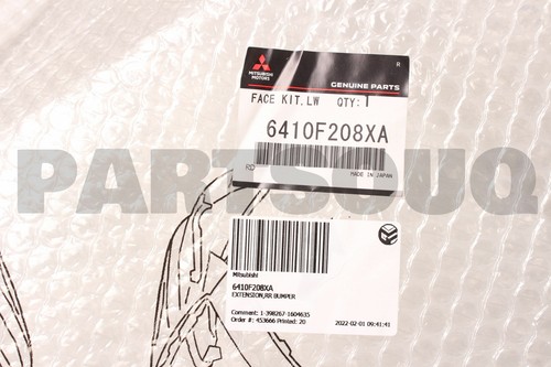 6410F208XA Genuine Mitsubishi EXTENSION,RR BUMPER | eBay UK