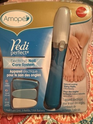 Amope Pedi Perfect Electronic Foot File Nail Care System Battery ...