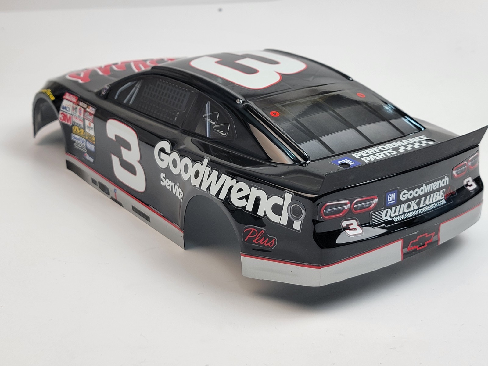 *Body Only* 1/12 Body Painted, Dale Earnhardt #3 GM Goodwrench for Losi ...