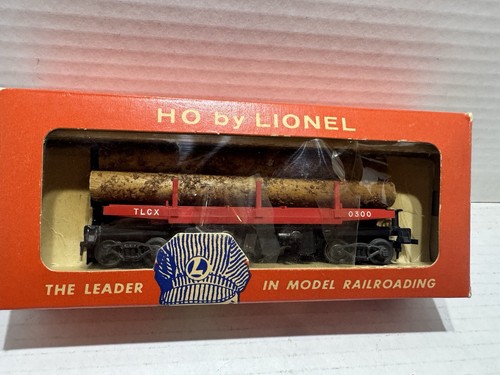 Lionel Ho Scale 0300 Flat Operating Car With Logs For Train Set Layout ...