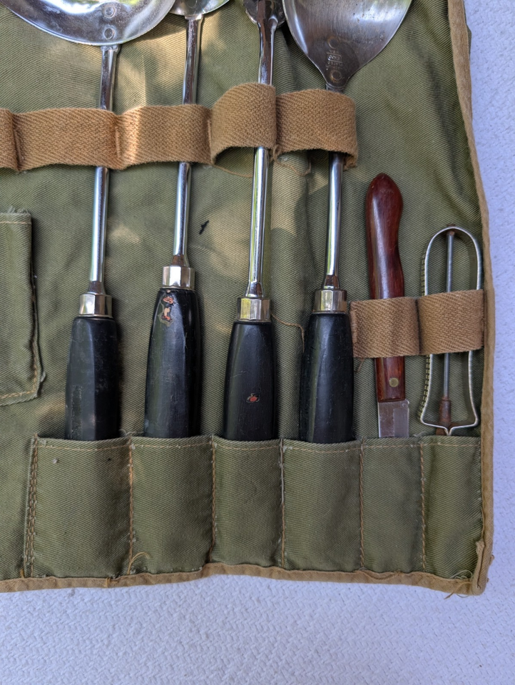 Vintage Boy Scout Camping Cooking Utensils Set Cookware Outdoor Gear ...