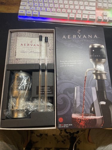 Aervana Luxury Electric Wine Aerator Dispenser- Enhanced Aromas And Flavors NICE | eBay