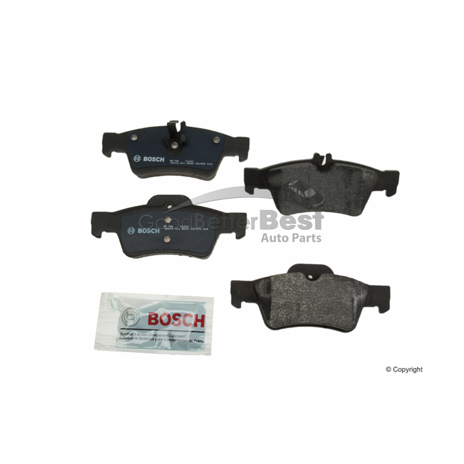 New Bosch Disc Brake Pad Set Rear BP986 0044204420 for Mercedes MB | eBay